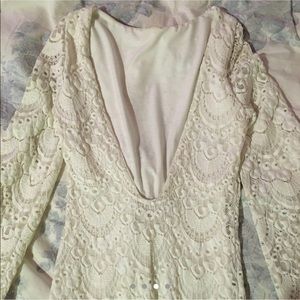 Nightcap | Dresses | Nightcap White Lace Dress | Poshmark